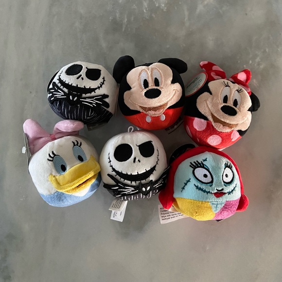 Disney | Toys | Hallmark Fluffballs Mixed Bundle Lot Nightmare Before ...